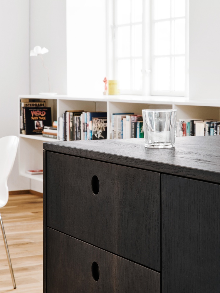 BASIS kitchen with dark oak doors | Reform